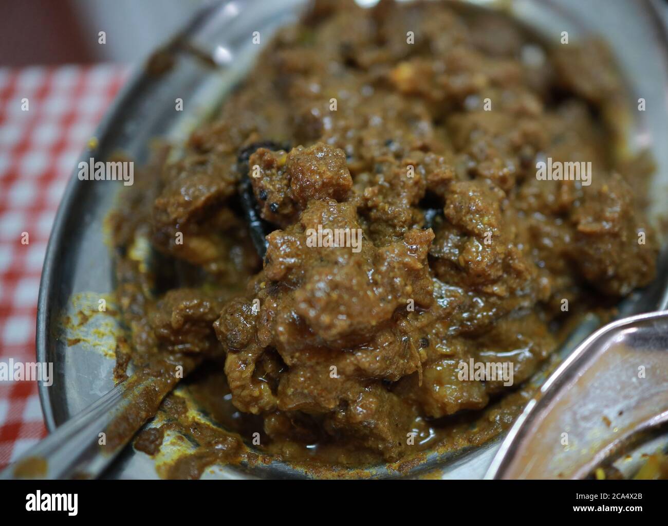 Kerala Style Beef Curry ,Nadan Spicy Beef Curry Stock Photo - Alamy