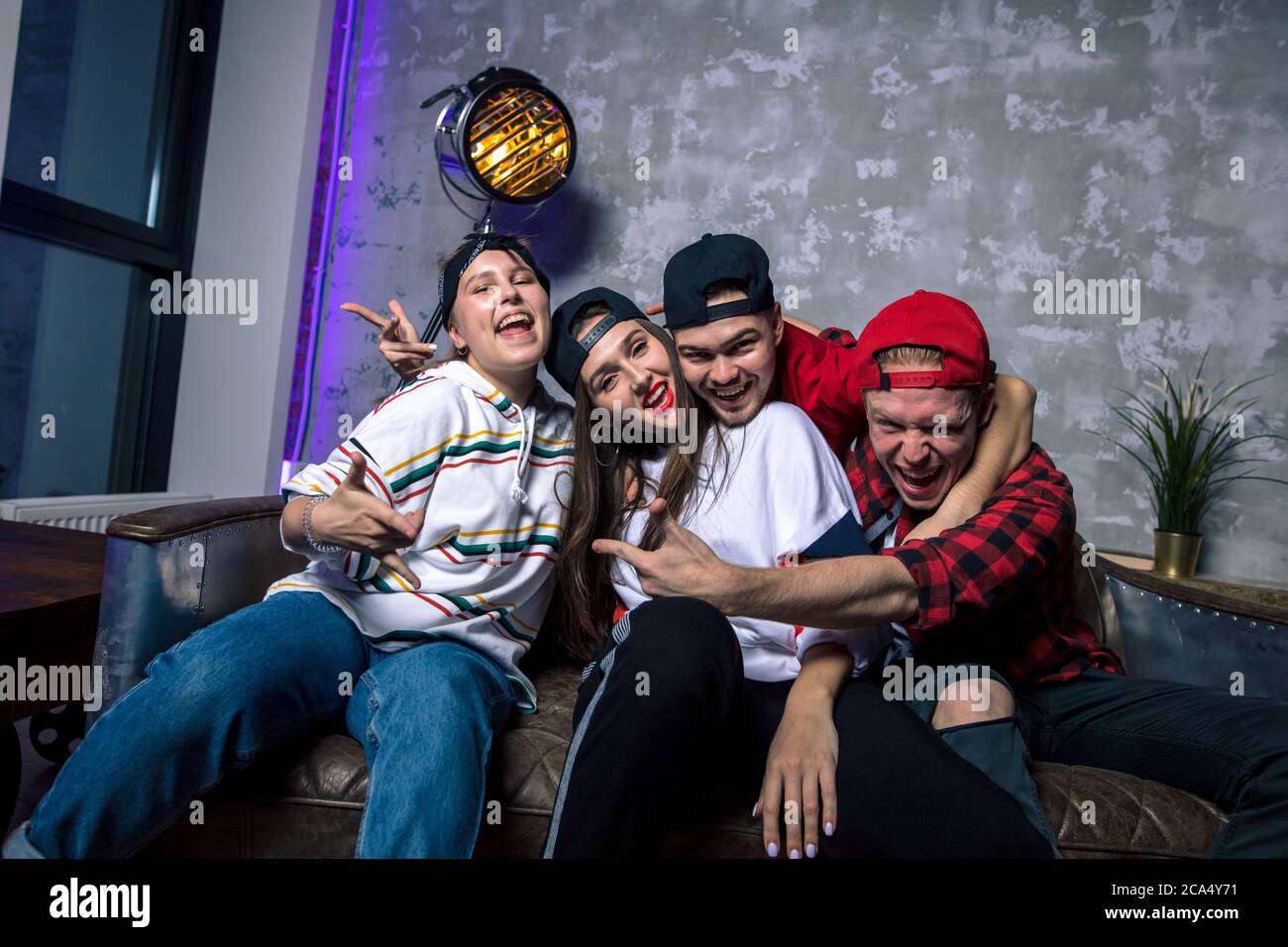 Men messing around hi-res stock photography and images - Alamy