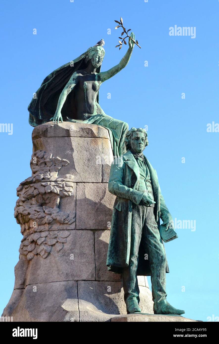 Ljubljana poet preseren statue in hi-res stock photography and images ...