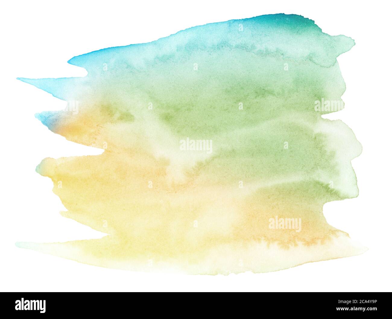 Multicolored watercolor spots in pastel colors on a paper backing ...