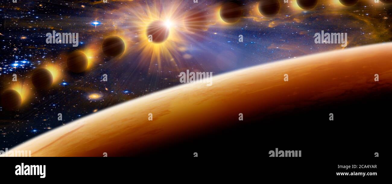 Composite lunar eclipse hi-res stock photography and images - Alamy