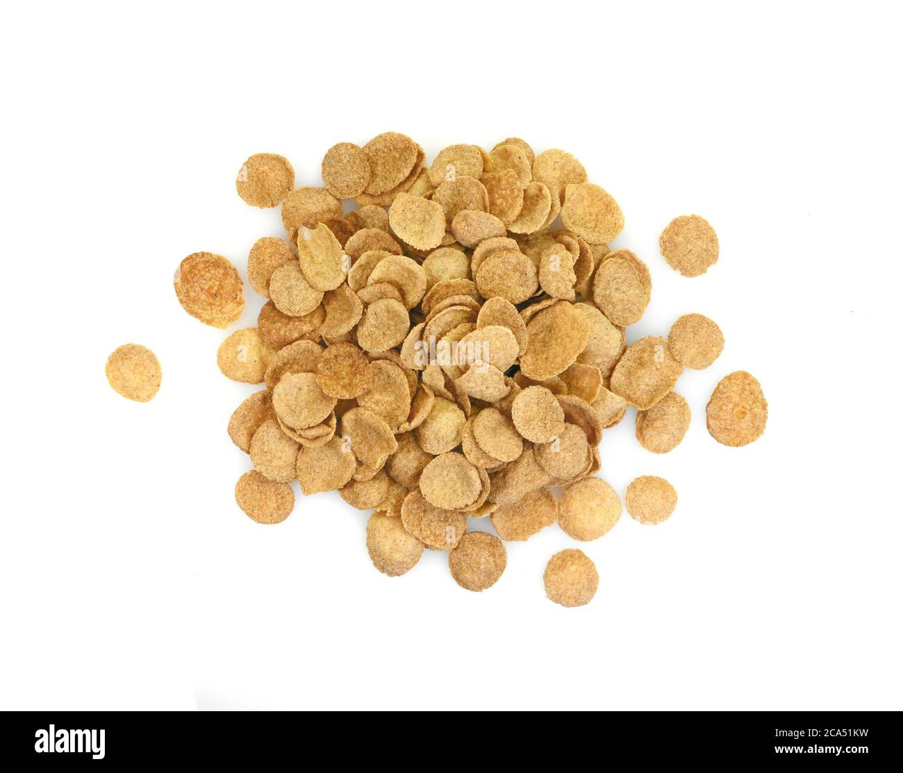 Cornflakes isolated on white background Stock Photo - Alamy