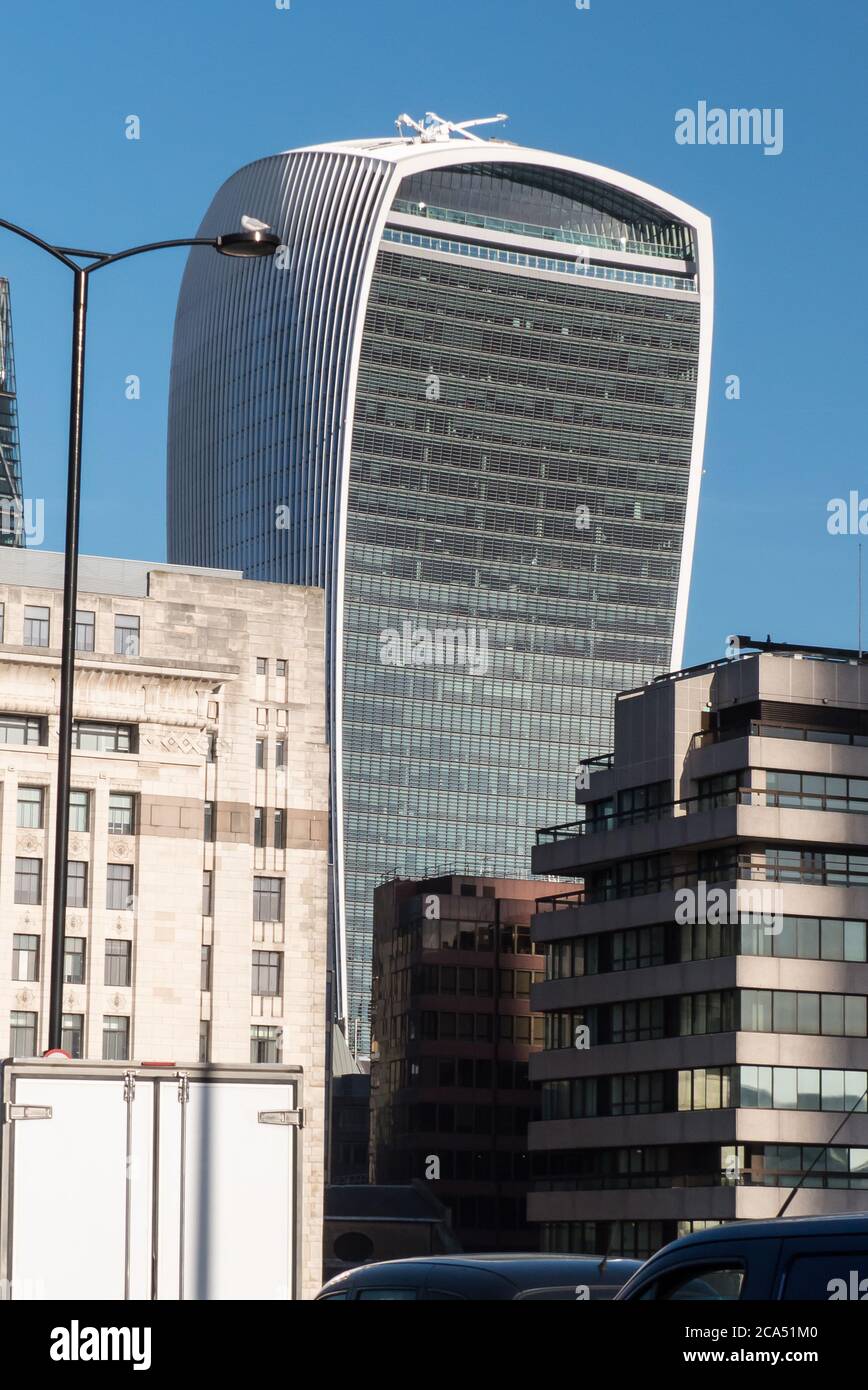 Nicknamed the walkie talkie building hi-res stock photography and ...