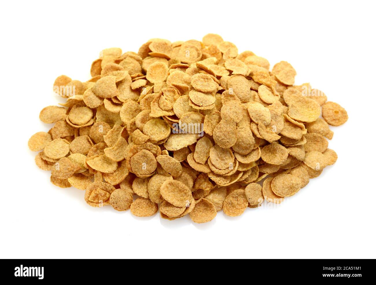 Cornflakes isolated on white background Stock Photo - Alamy