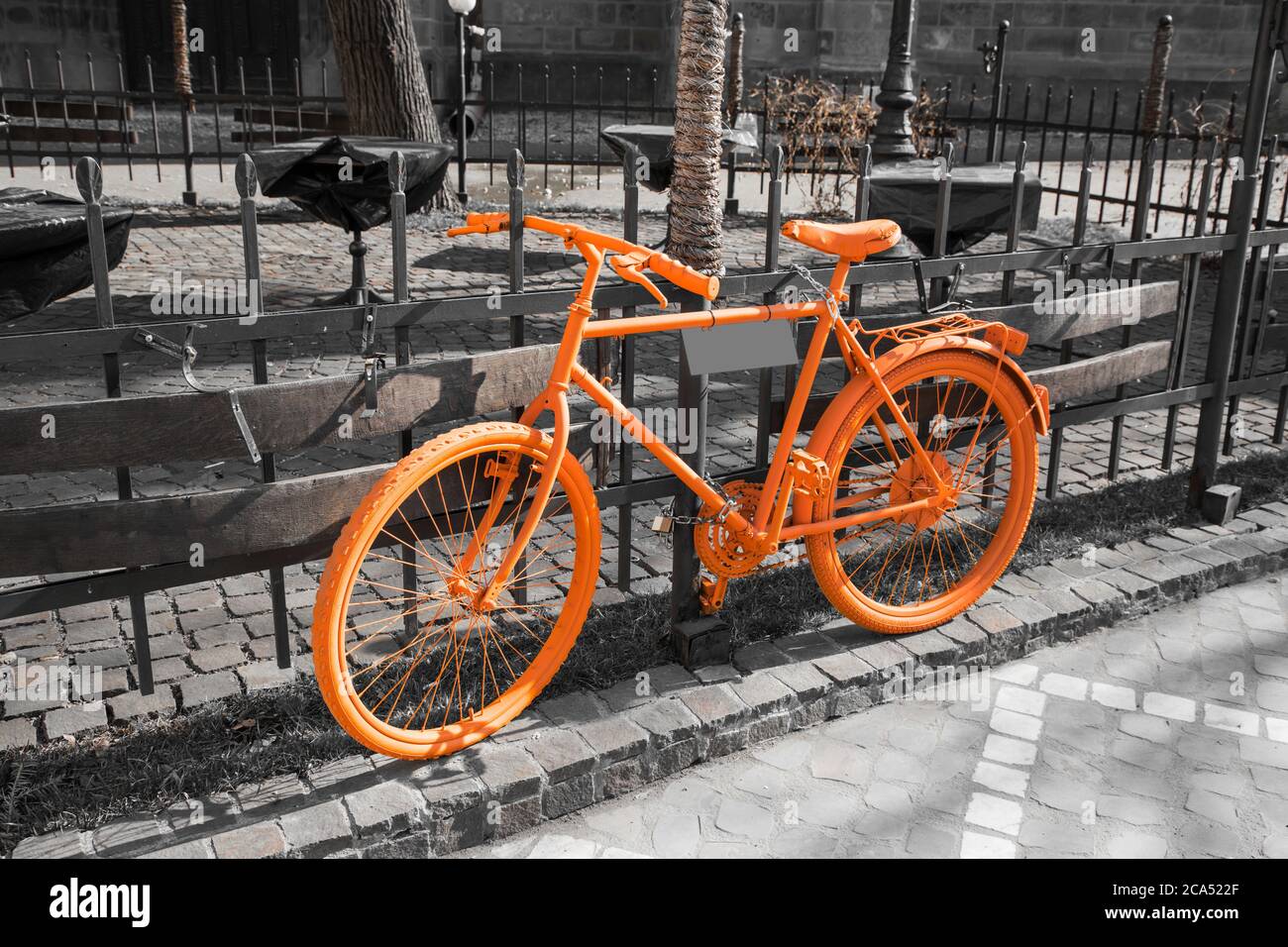 Orange Bicycle High Resolution Stock Photography and Images - Alamy