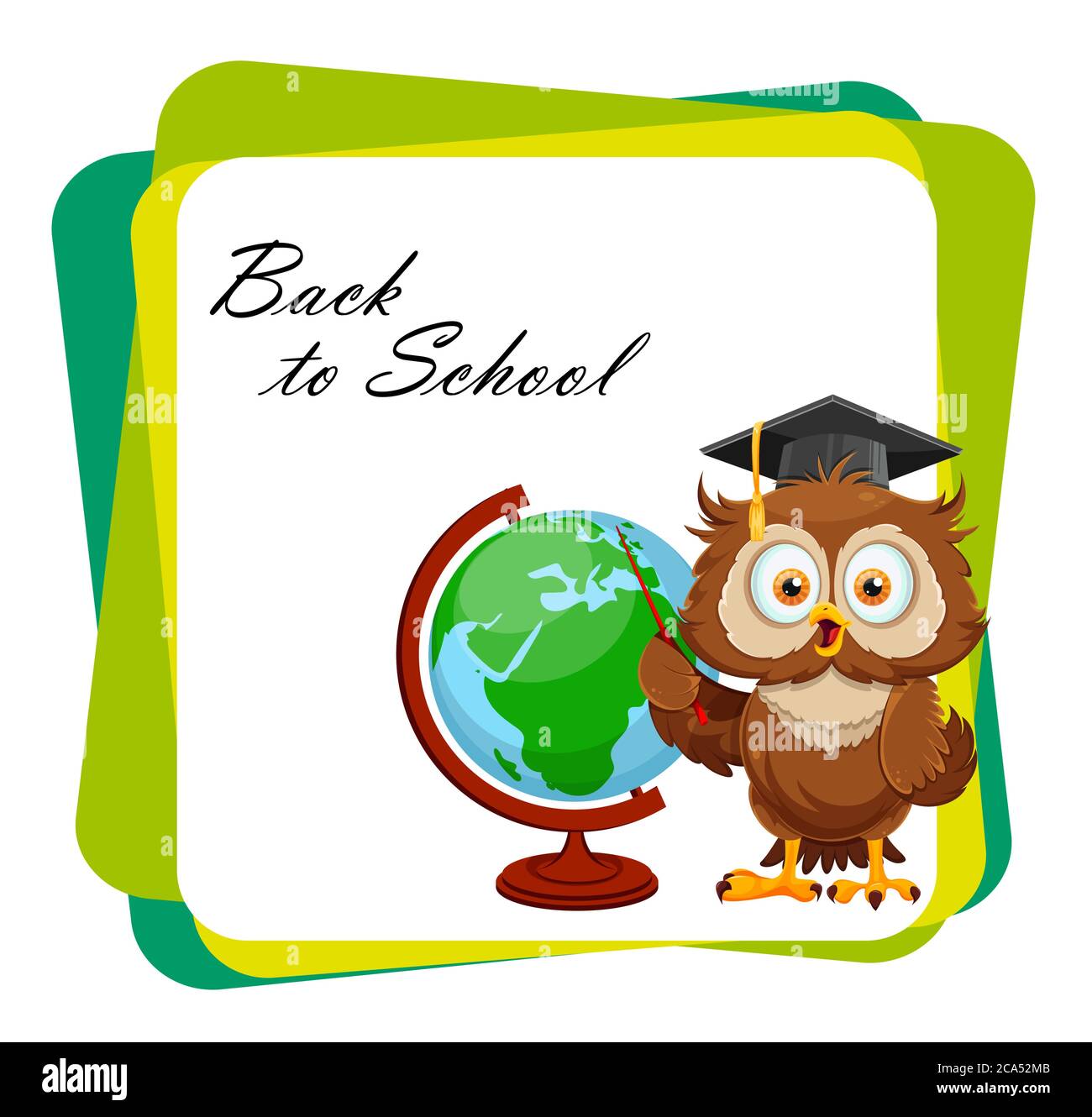 Cute School Owl Clipart