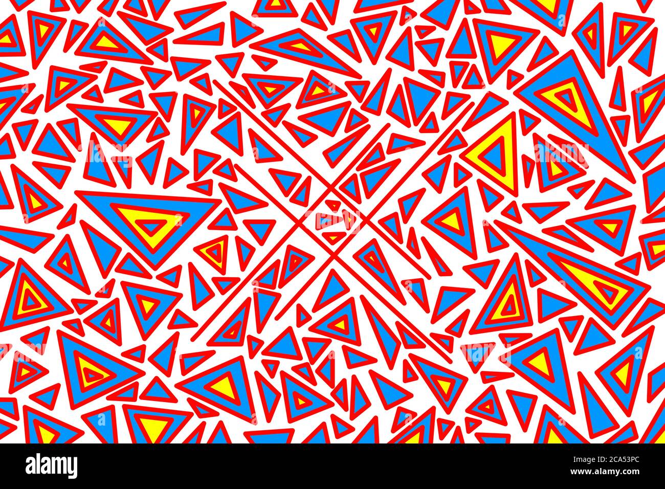 Triangle shapes for packaging, wallpaper, fabric, textile, dress and ...