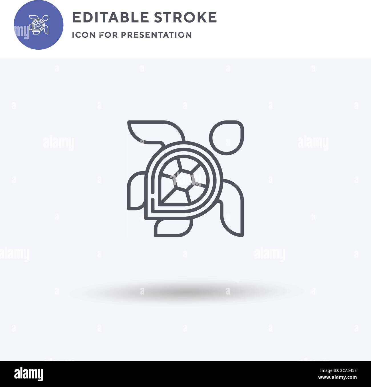 Turtle icon vector, filled flat sign, solid pictogram isolated on white ...