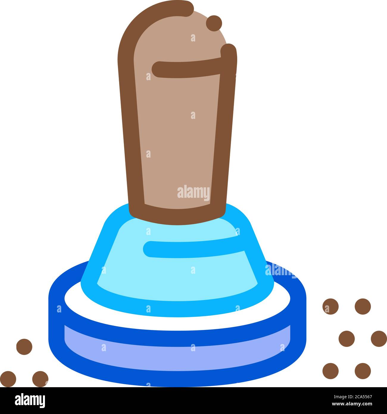 coffee press icon vector outline illustration Stock Vector Image & Art ...