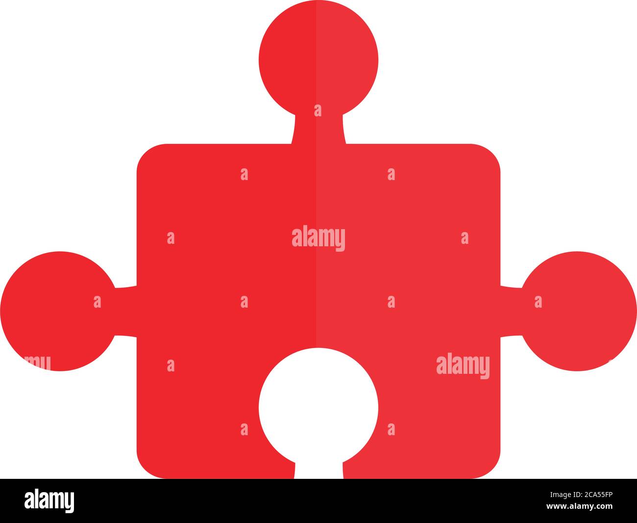 Cartoon illustration educational jigsaw puzzle hi-res stock photography ...