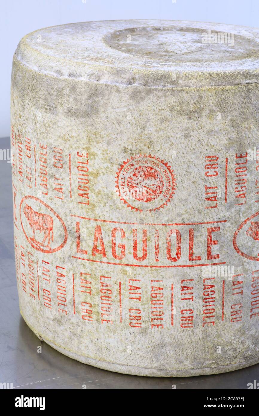 France, Aveyron, Aubrac plateau, Laguiole, Coop?rative Fromag?re Jeune ...