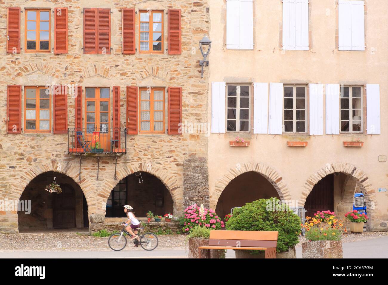 France, Aveyron, S?gala plateau, Sauveterre de Rouergue, former royal ...