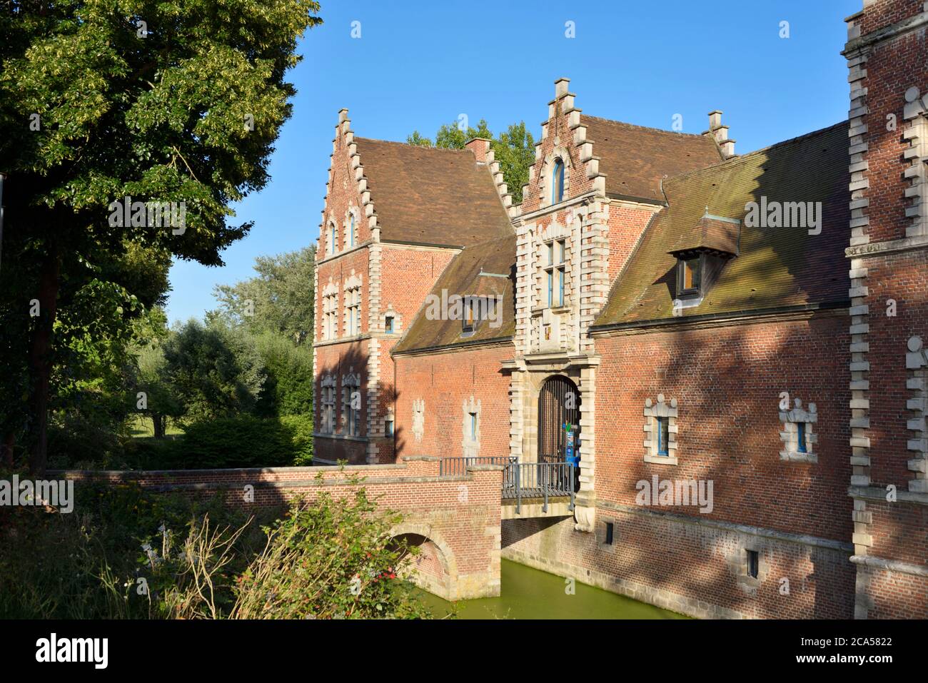 France, Nord, Villeneuve d'Ascq, Flers Bourg district, Chateau de Flers ...