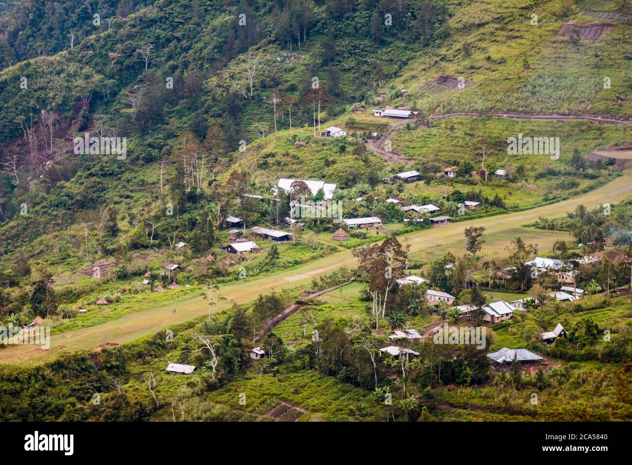 Indonesia, Papua, Baliem valley, near Wamena, Yali people territory ...