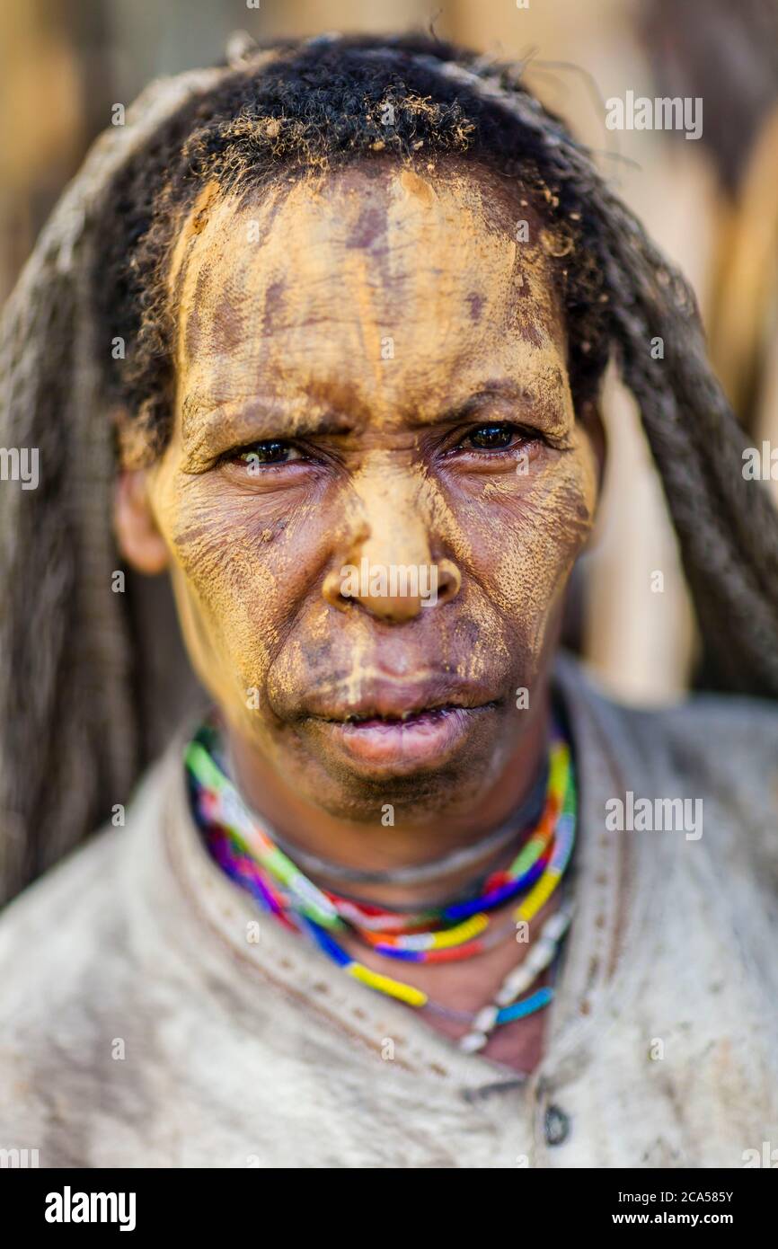 Indonesia, Papua, Baliem valley, near Wamena, Yali people territory ...
