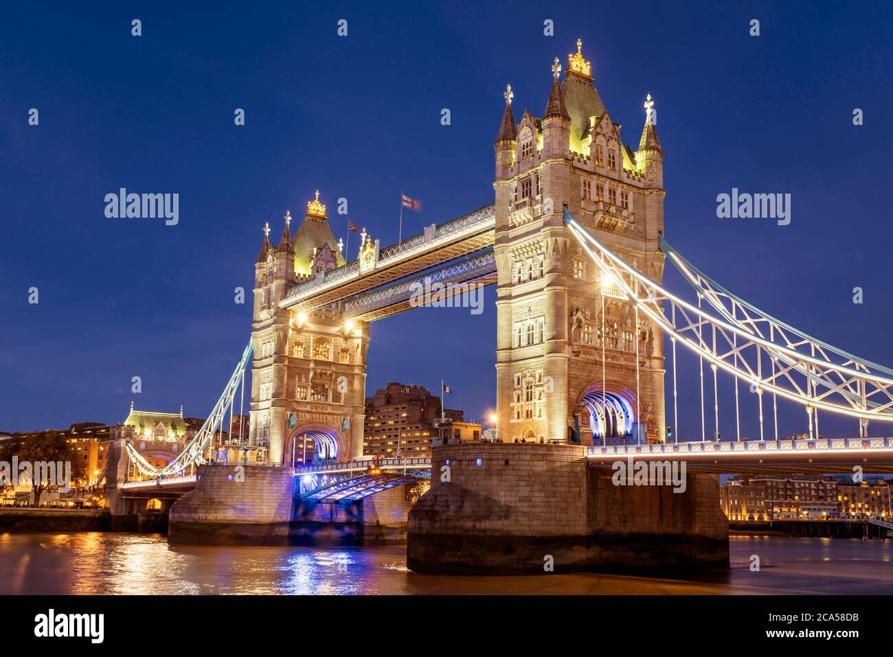 United Kingdom, London, Tower Bridge, The Tower Bridge iconic bridge ...