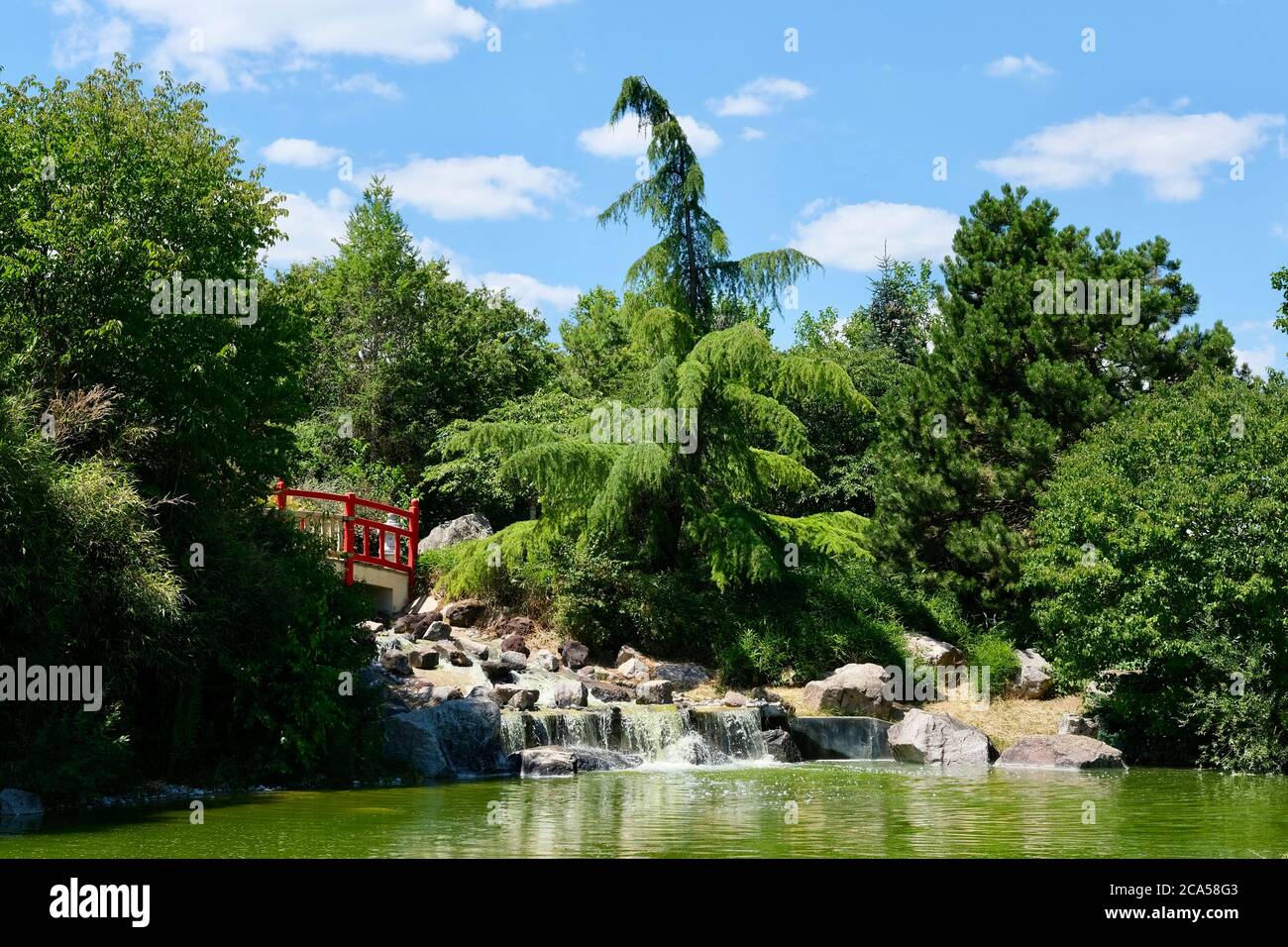 France, Cote d'Or, Dijon, Suzon park, Japanese garden Stock Photo - Alamy