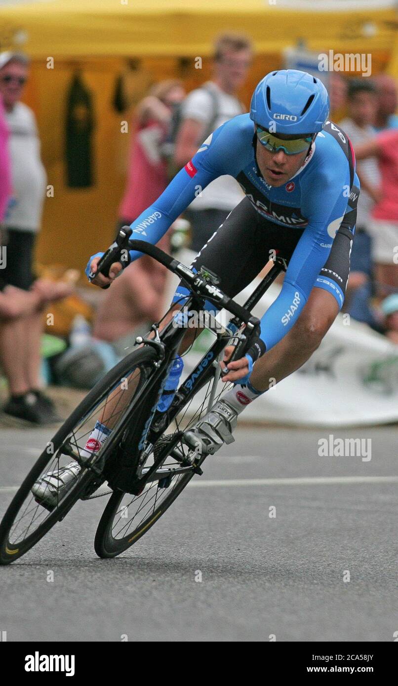 Tom Danielson During the Tour de France 2013, Stage 17- EMBRUN-CHORGES ...