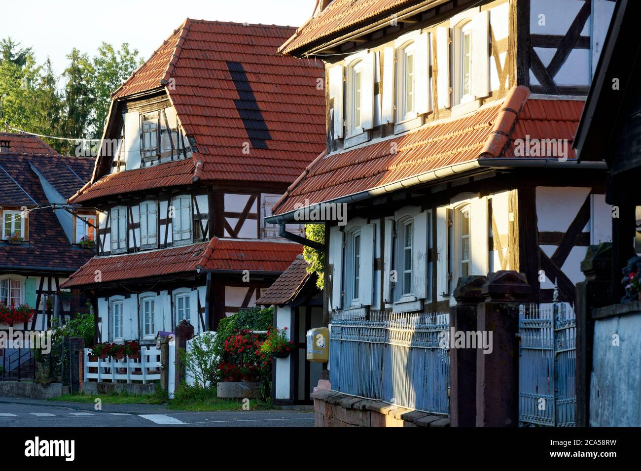 France, Bas Rhin, Hunspach, labelled Les Plus Beaux Villages de France ...