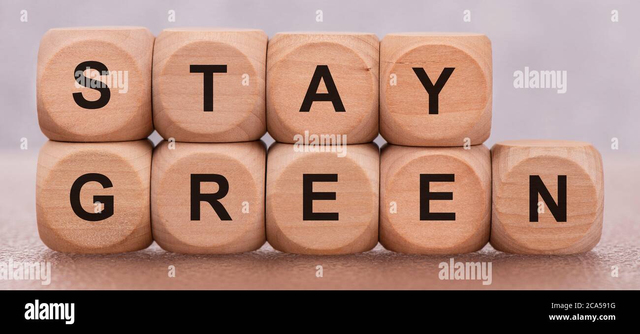 Stay green hi-res stock photography and images - Alamy