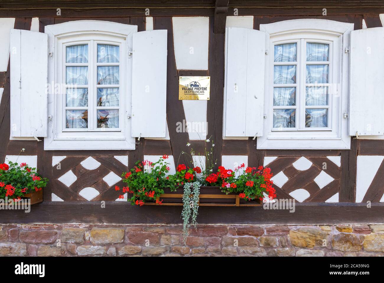 France, Bas Rhin, North Vosges natural regional parc, Hunspach ...