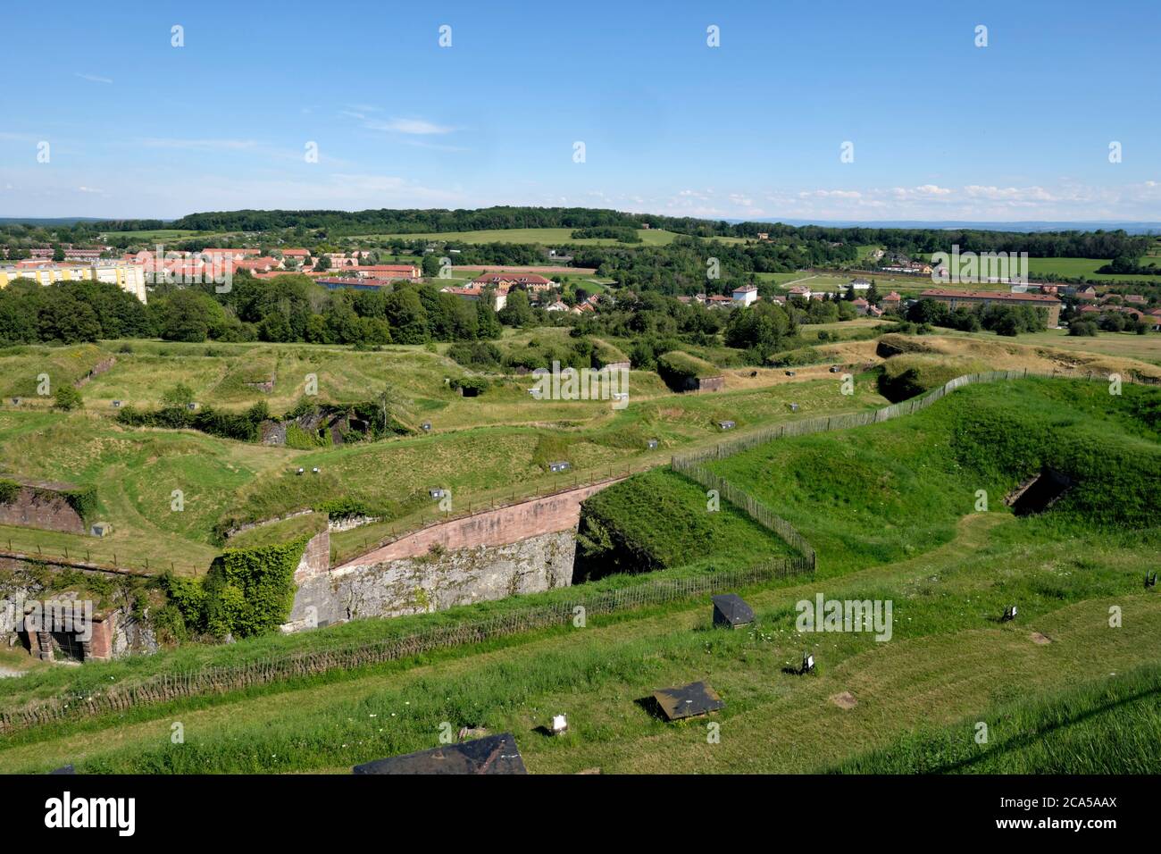 France, Territoire de Belfort, Belfort, citadel, Castle platform, the ...