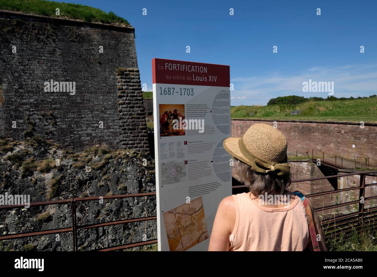 France, Territoire de Belfort, Belfort, citadel, 2nd ditch, panel ...