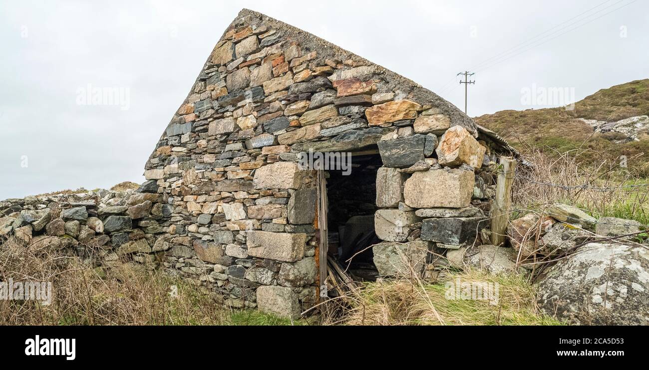 Brick Structure, Connemara, County Galway, Ireland Stock Photo - Alamy