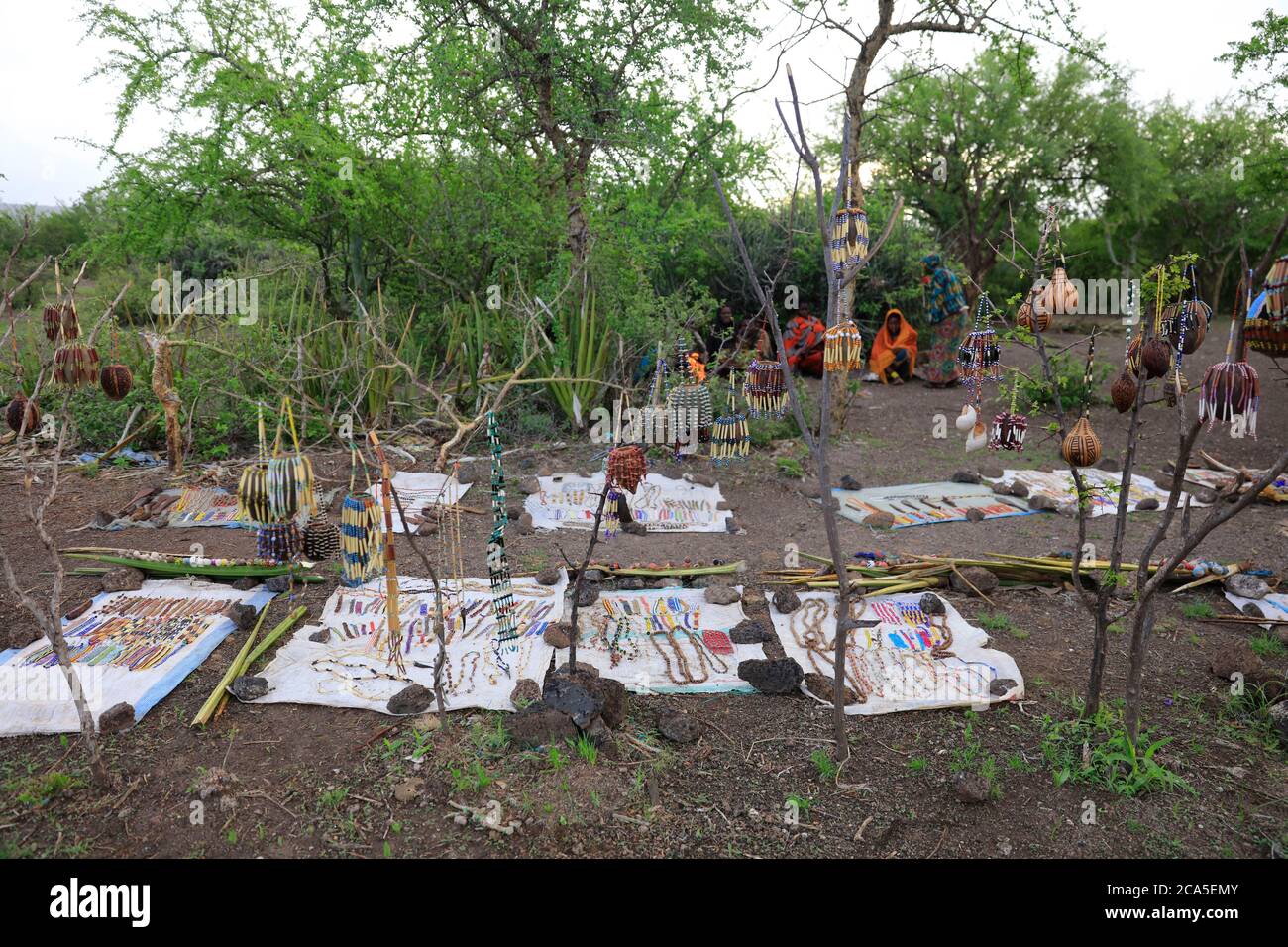 Tanzania, Lake Eyasi region, the Hazabe tribe, among the last hunter ...