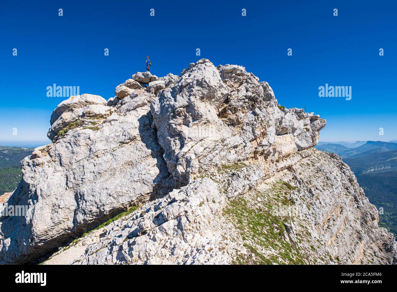France, Isere, Chartreuse massif, hike to Chamechaude (alt : 2082m ...