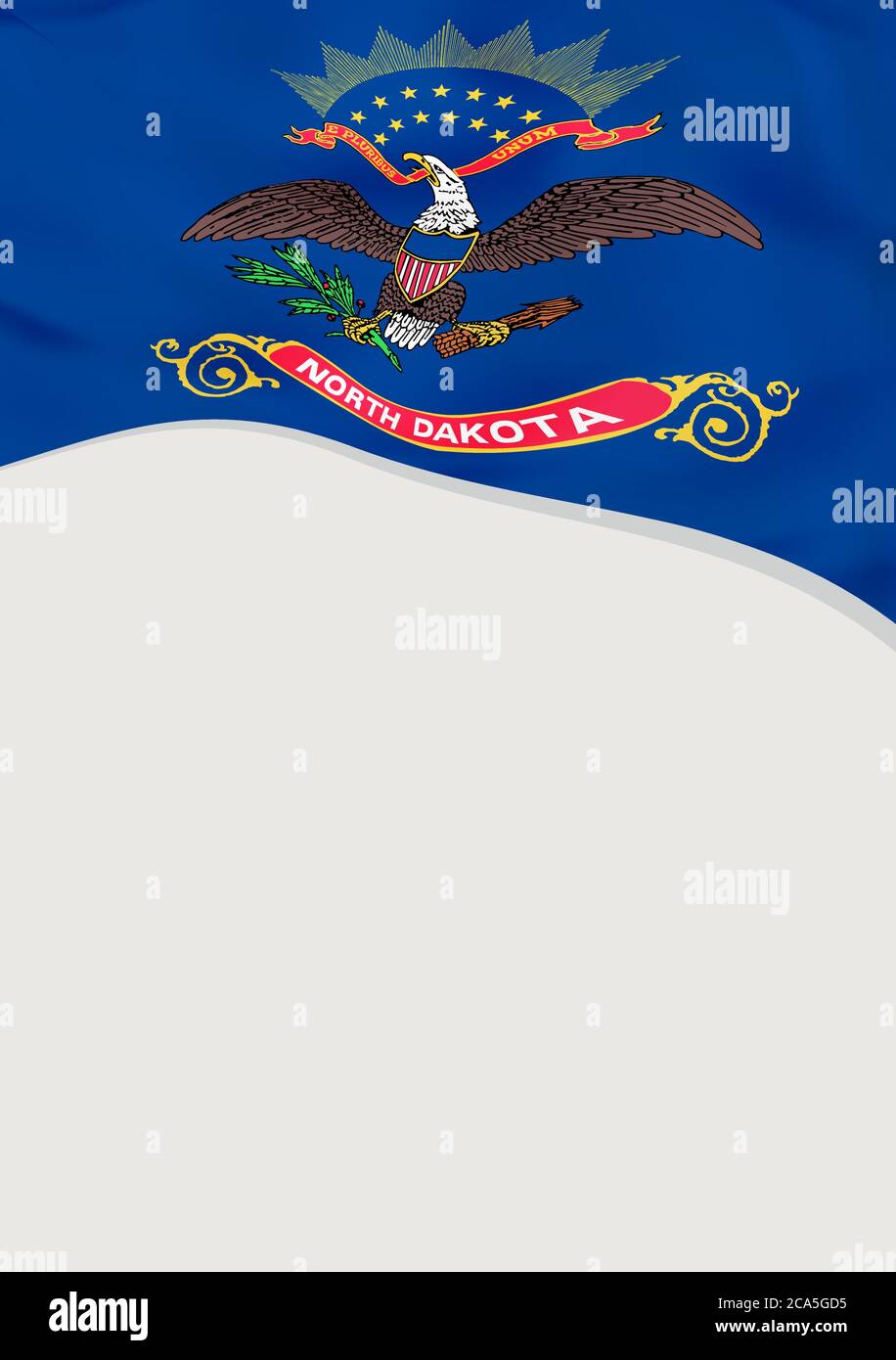 North dakota leaflet Stock Vector Images - Alamy