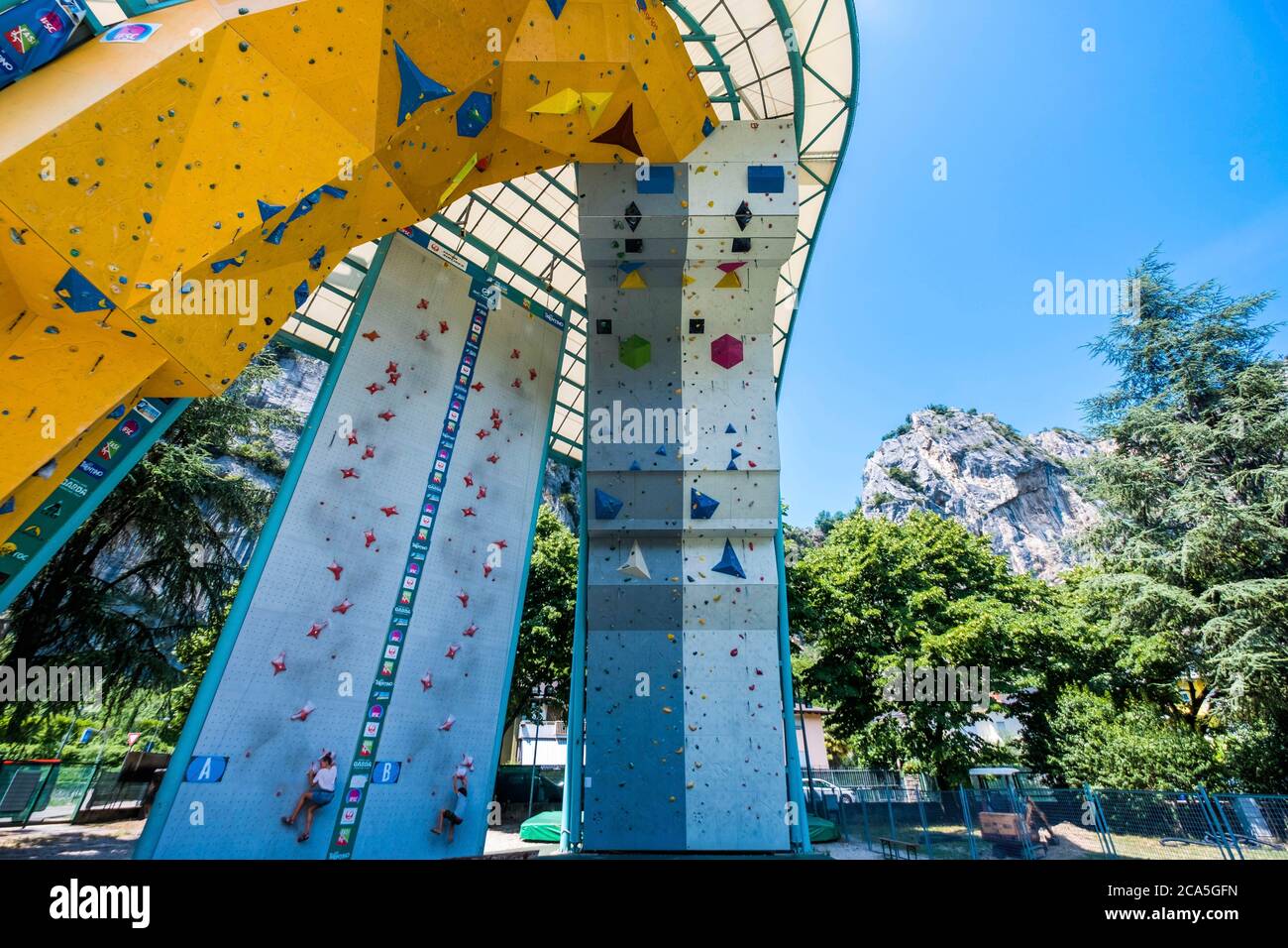 Italy, Venetia, lake Garda, Arco, climbing wall, world championships ...