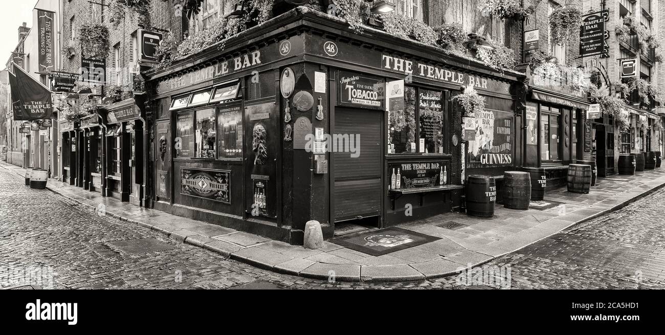 Dublin Irish Pub The Cobblestone Photography Print Black & White Art ...
