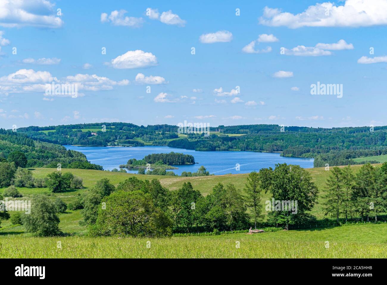 France, Creuse, Limousin, Parc Naturel Regional de Millevaches (Millevaches Regional Natural ...