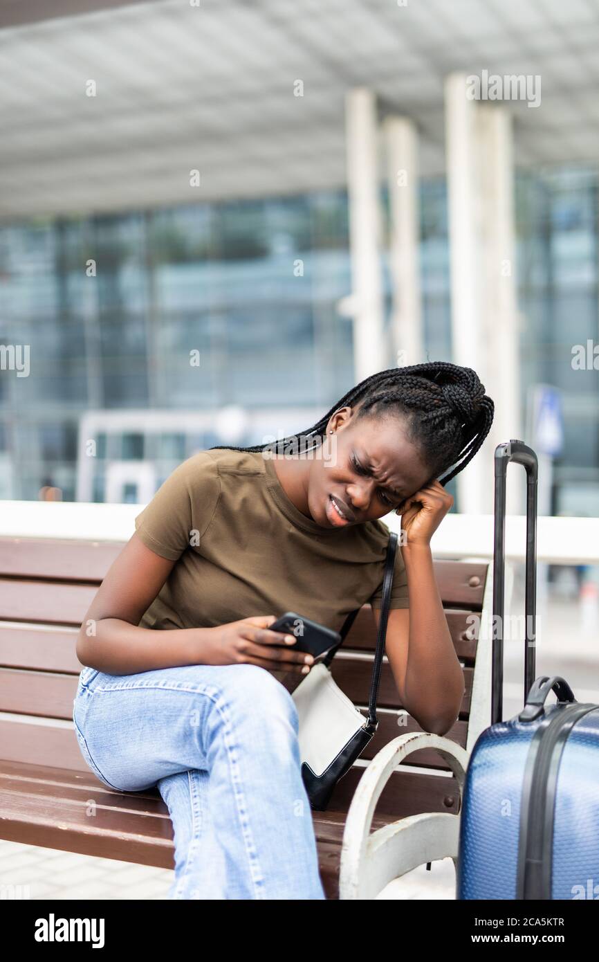 Black Suitcase Sad High Resolution Stock Photography and Images - Alamy