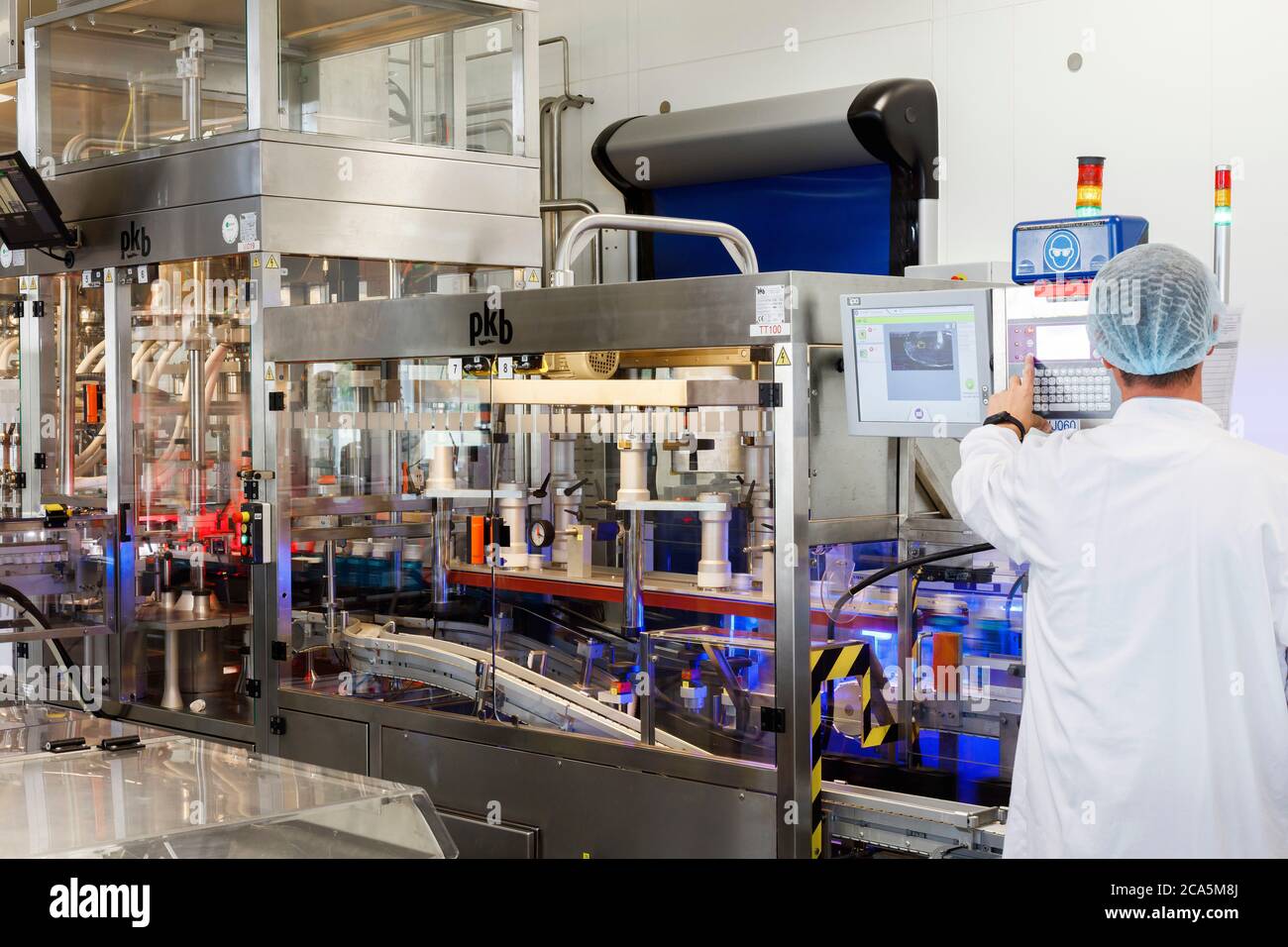 France, Tarn, Soual, Pierre Fabre Laboratories, interior of a ...