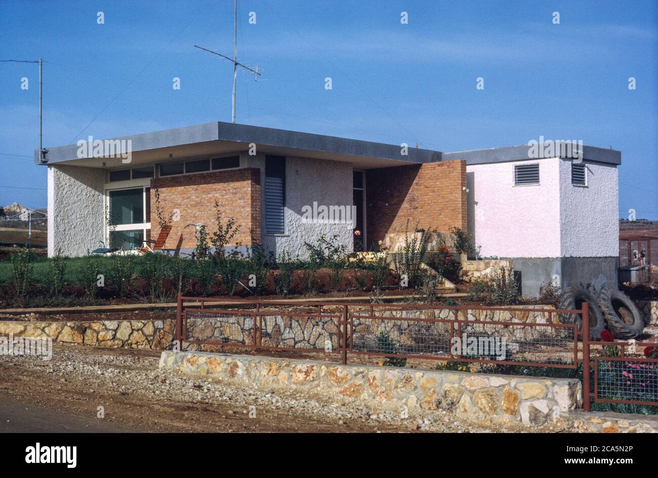 Metulla, Israel. New House, Photographed December 1971 Stock Photo - Alamy