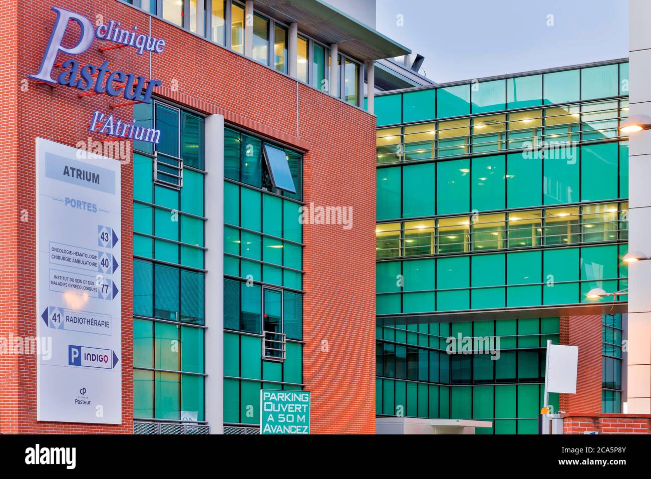 France, Haute Garonne, Toulouse, Pasteur clinic, building of the ...