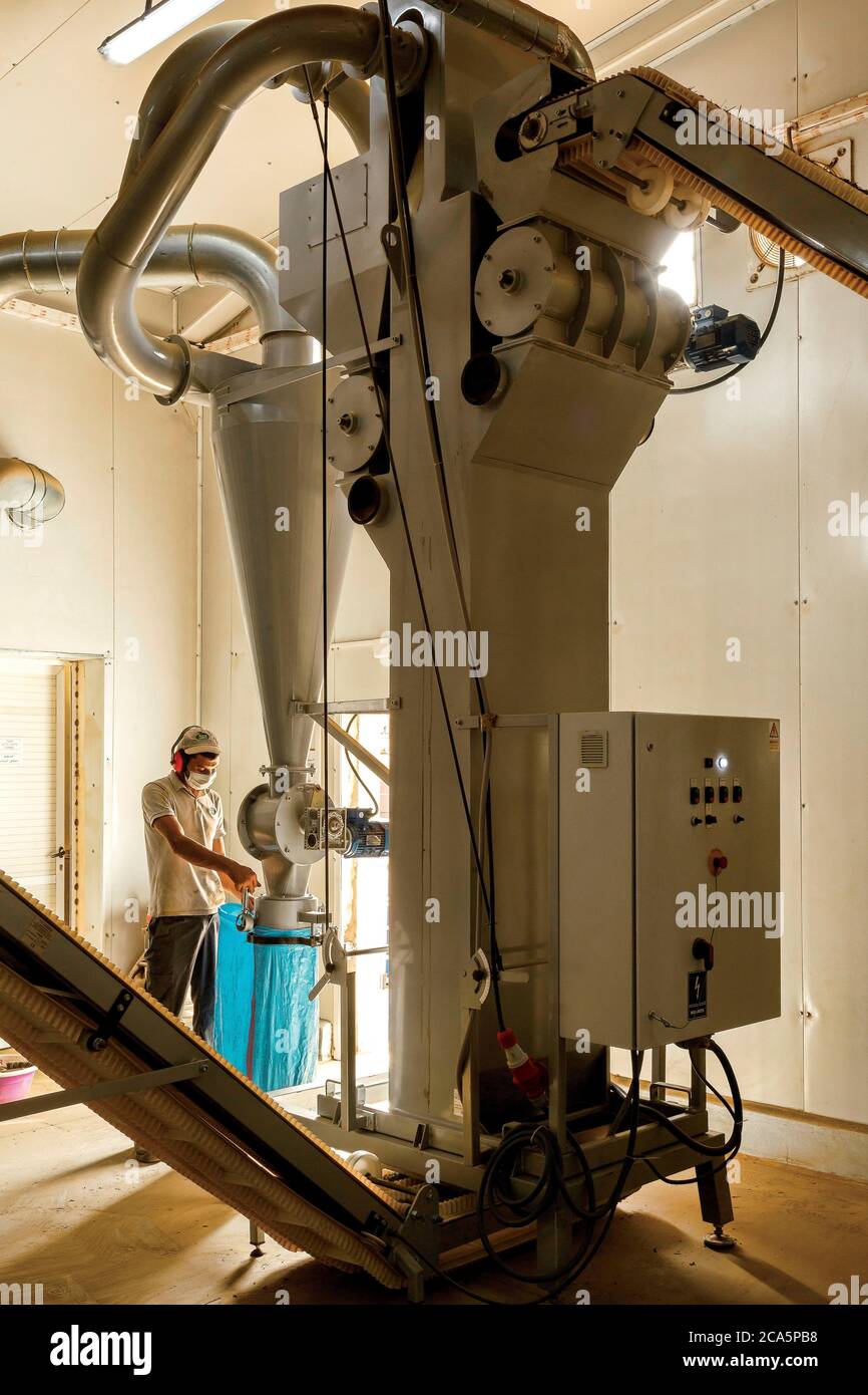 Morocco, Meknes, industrial process of plant treatment and ...