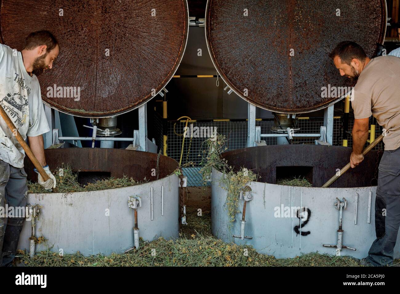 France, Tarn, Lavaur, plant distillation process Stock Photo - Alamy