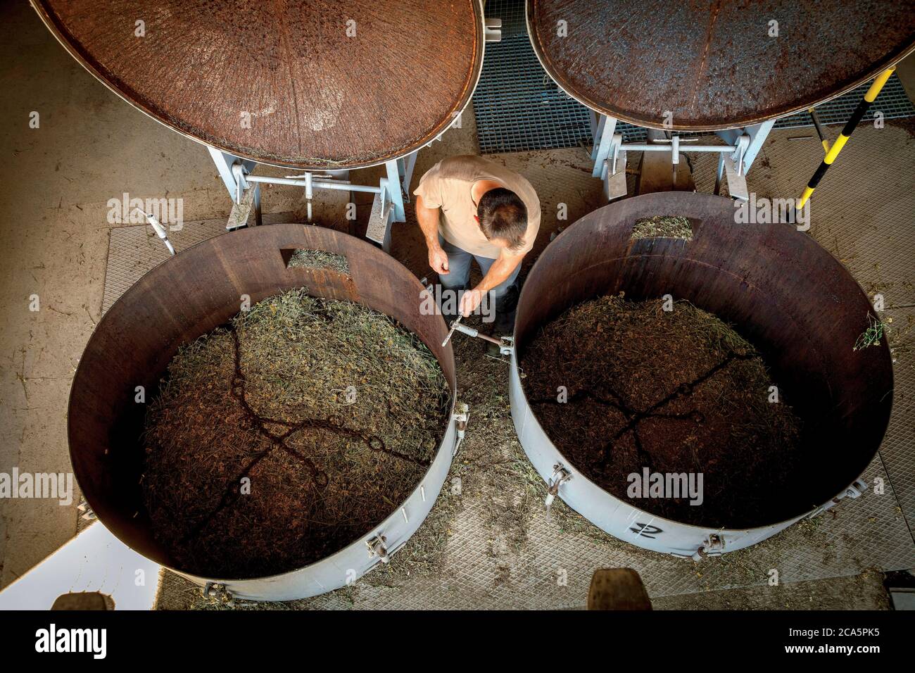 France, Tarn, Lavaur, plant distillation process Stock Photo - Alamy