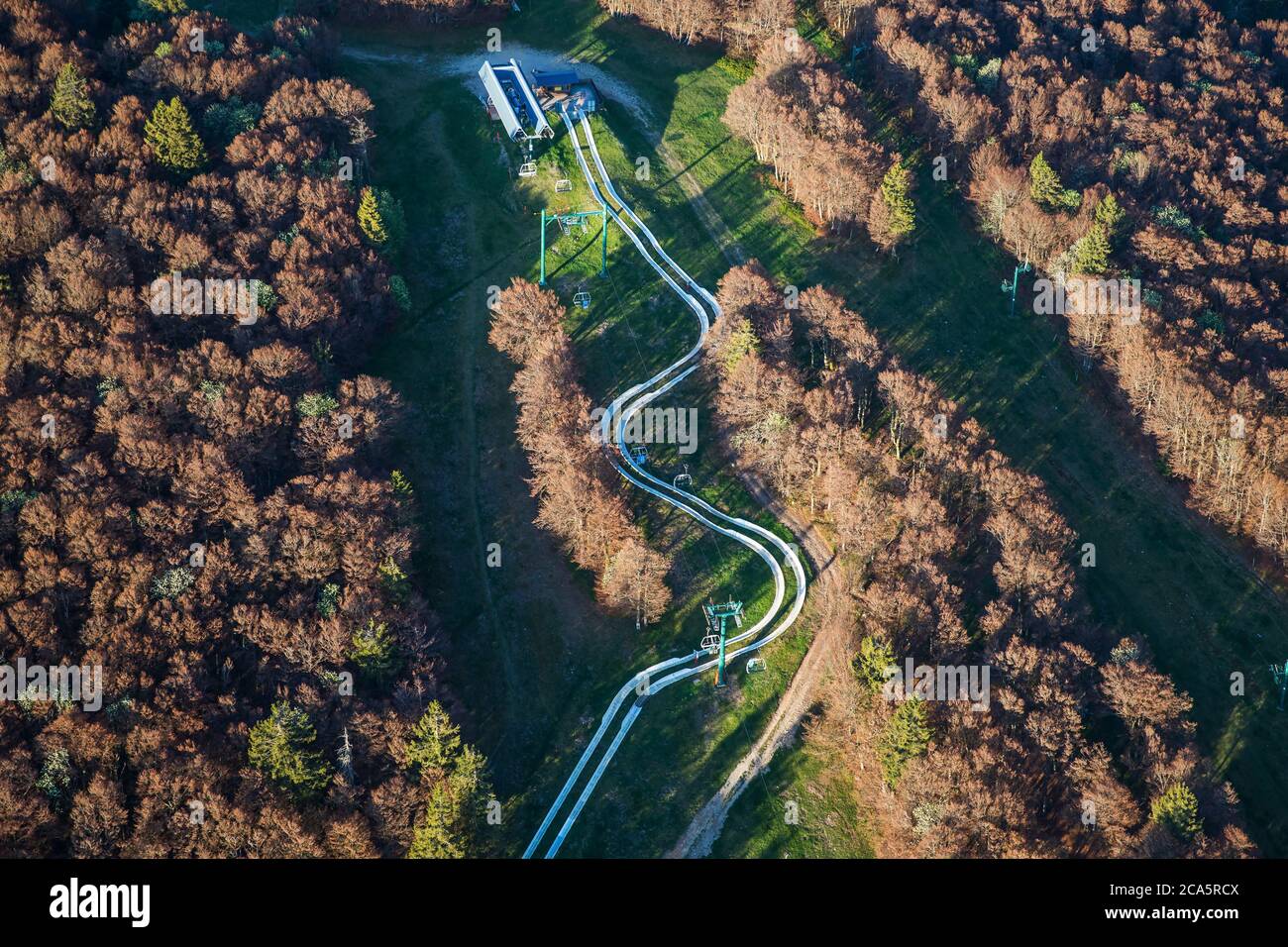 France, Haut-Rhin (68), Hautes-Vosges, col de la Schlucht, summer ...