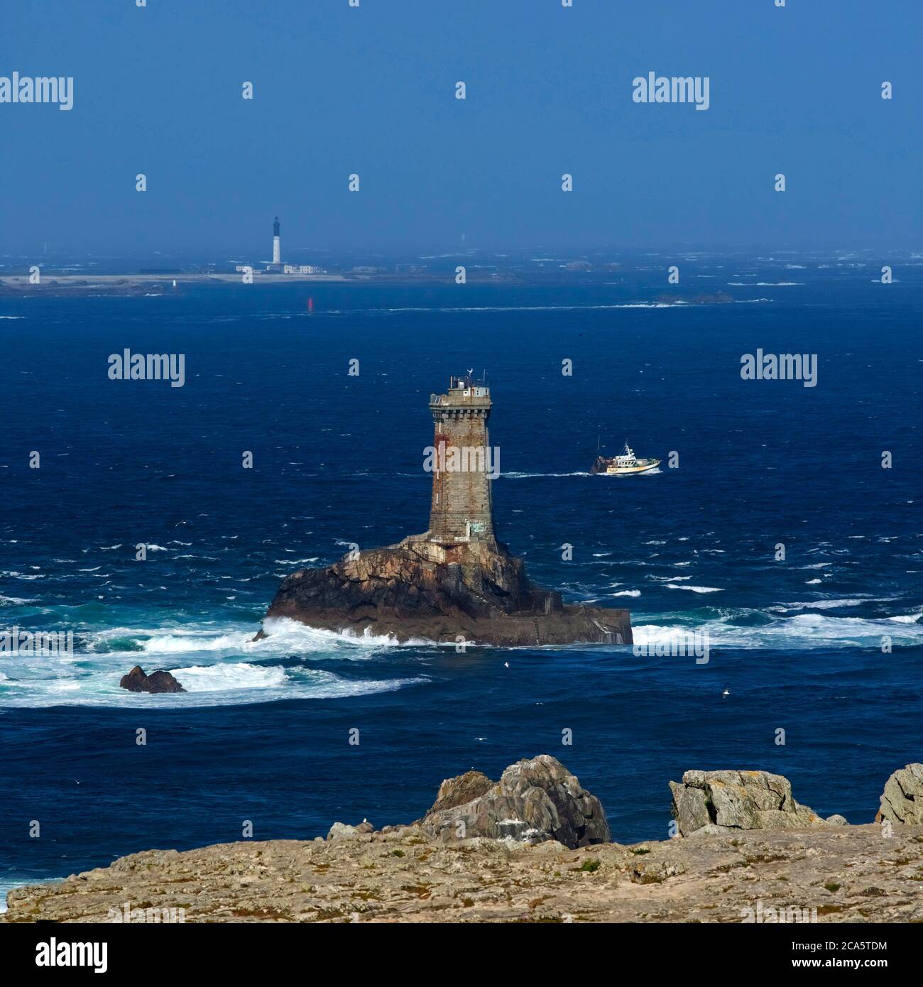 France, Finist?re, Mer d'Iroise, Cap Sizun, Plogoff, Pointe du Raz ...