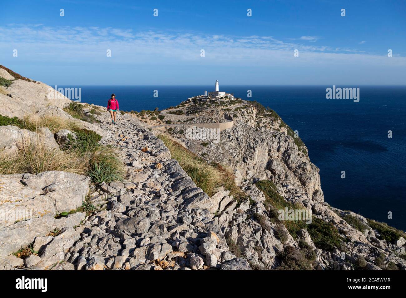 Spain, Balearic Islands, Majorca, Serra de Tramuntana, Cape Formentor ...