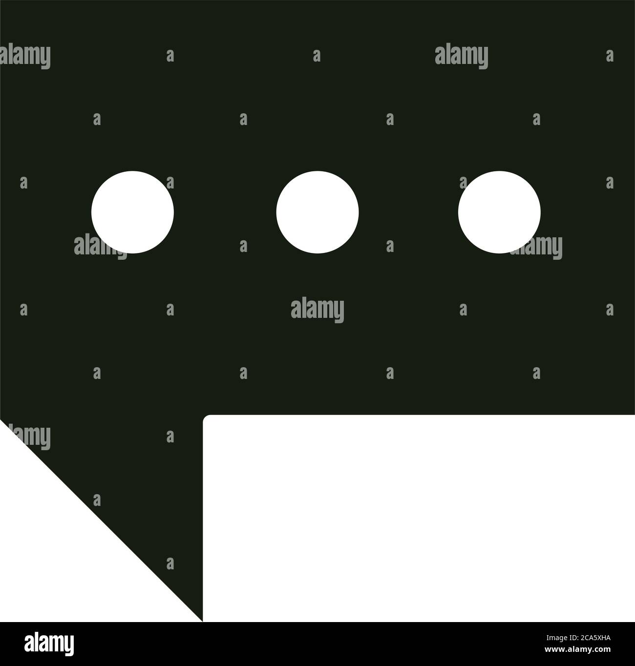 Mobile Application Sms Message Web Button Menu Digital Silhouette Style