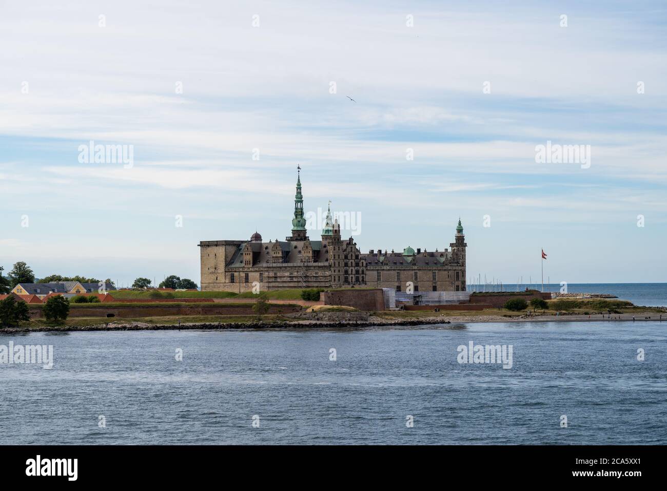 Elsinore, Denmark - August 2, 2020: The Kronborg castle known from ...