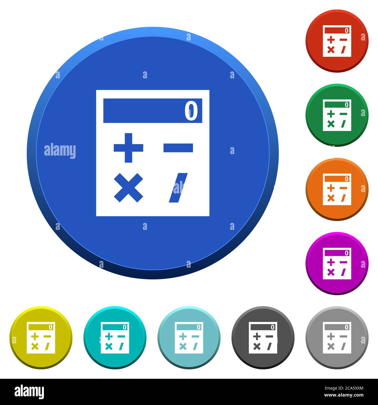 Digital pocket calculator Stock Vector Images - Alamy