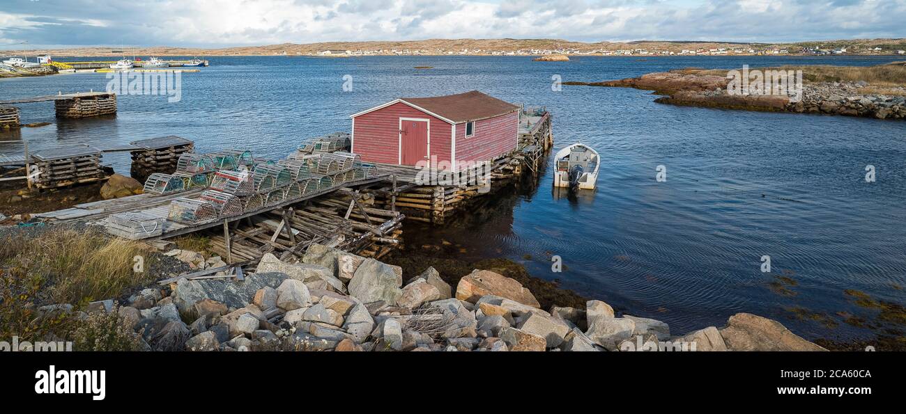 Newfoundland fishing stage hi-res stock photography and images - Alamy