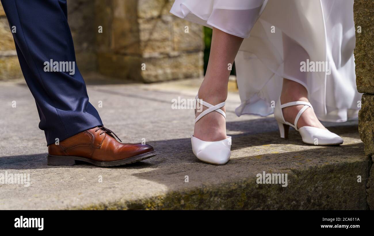 Traditional bride shoes hi-res stock photography and images - Alamy