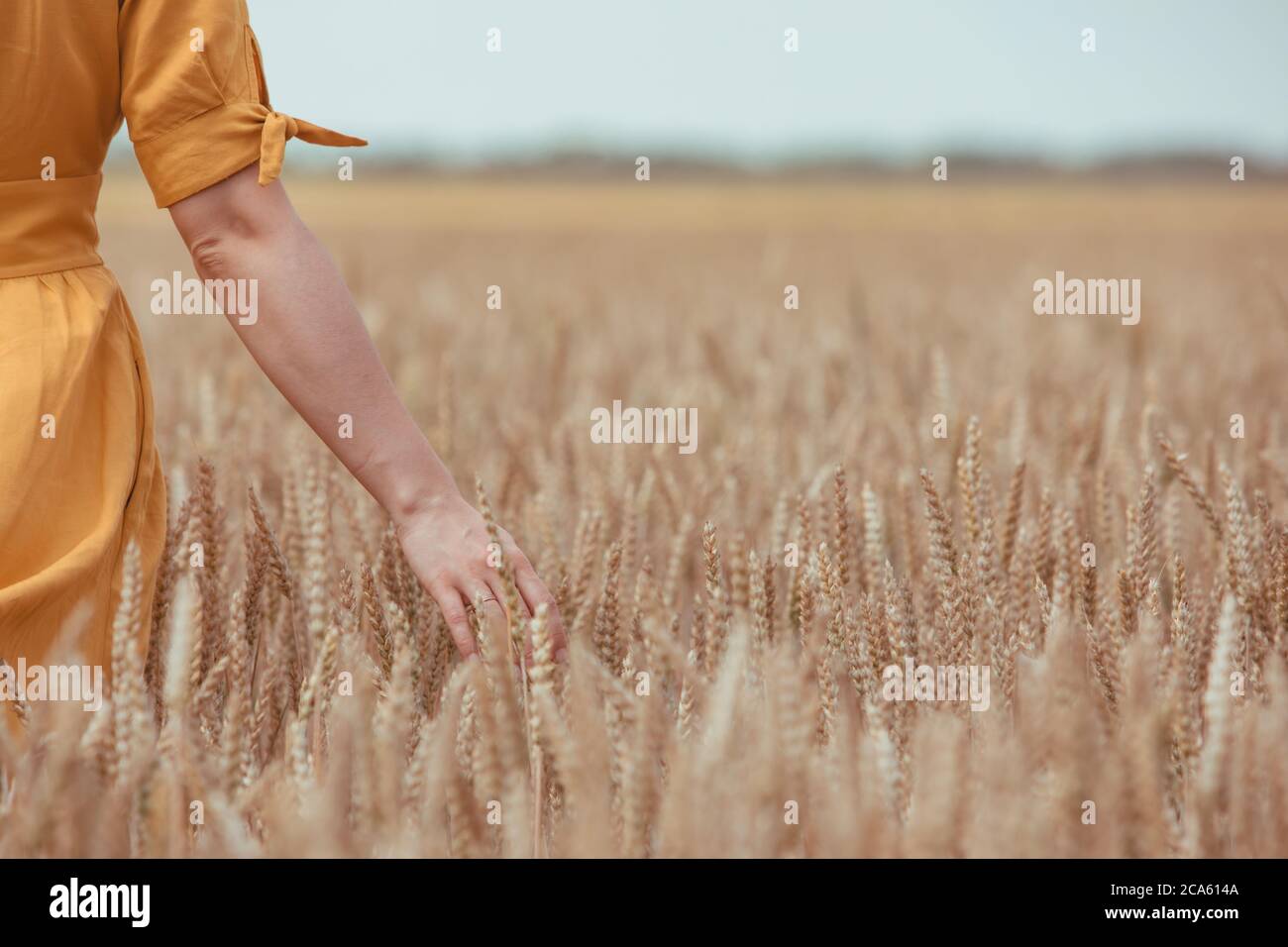 Woman farming sunlight hi-res stock photography and images - Alamy